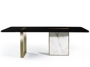 TYRON Rectangular wooden dining table By MARIONI | design Studio 63