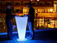 Round plastic high table with light UP French Connection Collection By ...