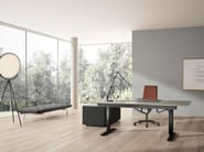 UPSITE Height-adjustable rectangular office desk By RENZ