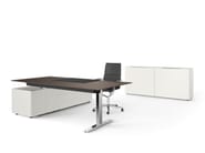UPSITE Height-adjustable rectangular office desk By RENZ