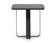 V211 | Leather coffee table Square leather coffee table By Aston Martin