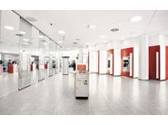Sliding glass office partition VARITRANS By Dormakaba