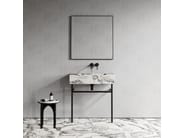 VERNANTE | Arabescato marble console sink By LUSSO