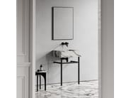VERNANTE | Arabescato marble console sink By LUSSO