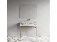 VERNANTE | Arabescato marble console sink By LUSSO