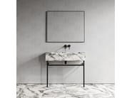 VERNANTE | Arabescato marble console sink By LUSSO