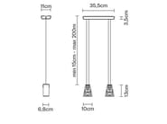 VICKY | Crystal pendant lamp By Fabbian design Studio Roger Zanon