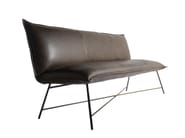 VIDAR | Leather small sofa Vidar Collection By Jess Design