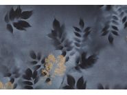 Washable vinyl wallpaper with floral pattern VISION Shadow Collection ...