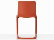 Cantilever polypropylene chair VITRA - EVO-C RED By In Stock design ...