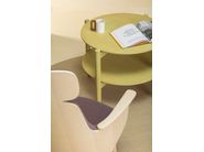 SELVA Round beech coffee table By Vergés