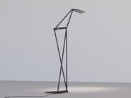 LED adjustable stainless steel floor lamp WAYD By Makris design K3m ...