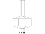 Luminária pendente LED de alumínio WIREFLOW 0299 / 0399 Coleção ...