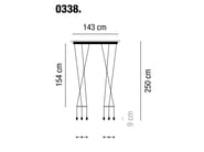 LED pendant lamp WIREFLOW LINEAL 0338 Wireflow Collection By Vibia ...