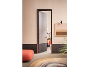 Hinged wooden door with concealed hinges YÍNG By Lualdi design Steve Leung