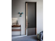 Hinged wooden door with concealed hinges YÍNG By Lualdi design Steve Leung