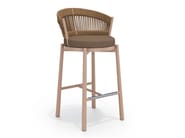 TURTLE High aluminium garden stool By YAAZ