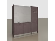 ZEUS K109 Hideaway wooden mini kitchen By Mobilspazio