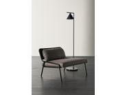 ZOE Fabric and leather armchair By Meridiani | design Andrea Parisio