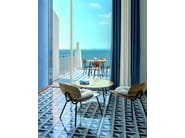 AGAVE | Round coffee table Agave Collection By Ethimo design Mattia Albicini