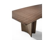 TWENTY Rectangular table in canaletta walnut By Porada | design Buratti ...
