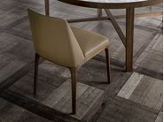 Upholstered leather chair AMANDA By ALIVAR design Giuseppe Bavuso