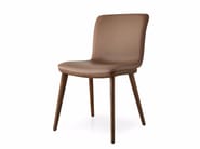 ANNIE | Leather chair By Calligaris design Edi & Paolo Ciani Design