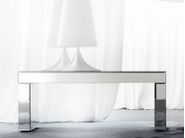 Mesa consola rectangular de vidrio efecto espejo APHRODITE By ERBA ITALIA diseño Giorgio Soressi