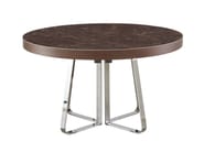 AVA Extending round porcelain stoneware dining table By Ligne Roset ...