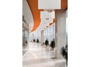 Fabric acoustic baffles BAFFLE Snowsound Technology Collection By Caimi Brevetti design Marc Sadler