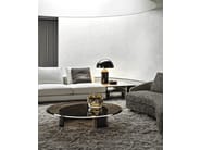 BANGLE | Round coffee table Round glass coffee table for living room By ...