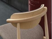 JOANNA Wooden restaurant chair By JMS