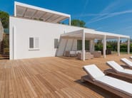 COVER PLAIN | Wall-mounted pergola By STUDIO 66