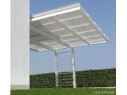 COVER PLAIN | Wall-mounted pergola By STUDIO 66