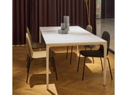 DADA | Table Lacquered rectangular MDF table and aluminium legs By ...