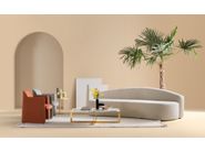 DEEP TUBE | Easy chair with armrests By Quinti Sedute design Archirivolto