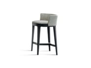 DEVON High fabric stool with back By Molteni & C. | design Rodolfo Dordoni