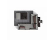 EDWARD | Sectional sofa Edward Collection By Huppé