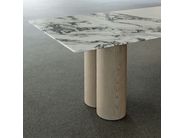 ELLY Rectangular marble table By Frigerio | design Gabriele & Oscar Buratti