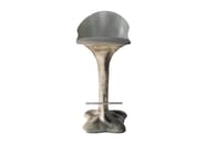 Fiberglass stool with footrest FLORA K3003 Flora Collection By KARPA