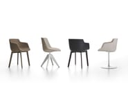 FLOW LEATHER | Swivel chair Flow Collection By MDF Italia design Jean ...