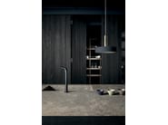 Cedarwood kitchen with island with integrated handles FLY FLOAT Fly ...