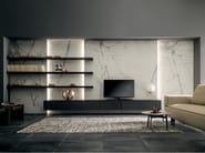 FRAME | Storage wall with integrated lighting Frame Collection By MODULNOVA