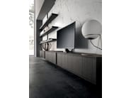 FRAME | Storage wall with integrated lighting Frame Collection By MODULNOVA