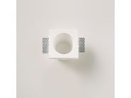 GHOST ROUND LED round ceiling plaster spotlight By Olev