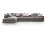 HARPER | Sofa with chaise longue Harper Collection By Flexform design Antonio Citterio