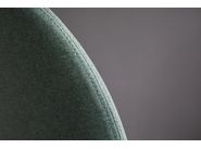HUG Fabric chair with armrests By grado design | design Peter Fei