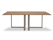 LEVANTE Rectangular wooden garden table By Rever | design Marco Piva