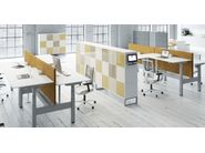 Multiple office workstation LIFT DUO Lift Collection By FURNIKO