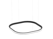 LED pendant lamp LOOP SQUARE By Martinelli Luce